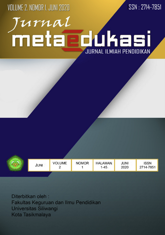 cover Jurnal Metaedukasi – Website Universitas Siliwangi